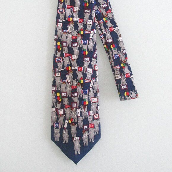 Alynn | Accessories | Alynn Neckwear Nwot Republican Party Mens Silk ...